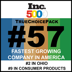 TRUECHOICEPACK NAMED #57 ON INC. 5000’S